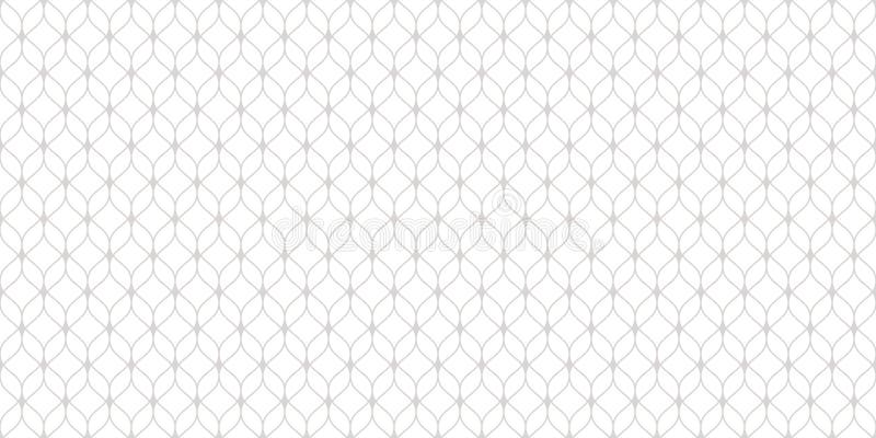 Vector Seamless Pattern In Oriental Style Subtle Abstract Mesh