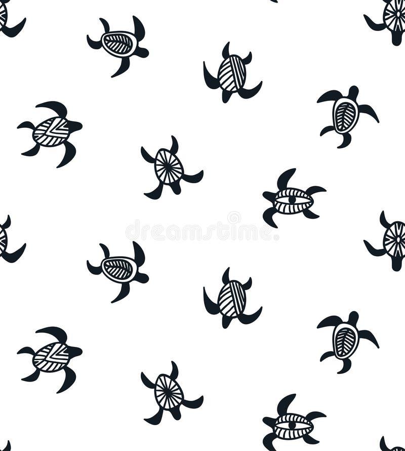 Ethnic Feathers Seamless Pattern Stock Vector - Illustration of ornate ...