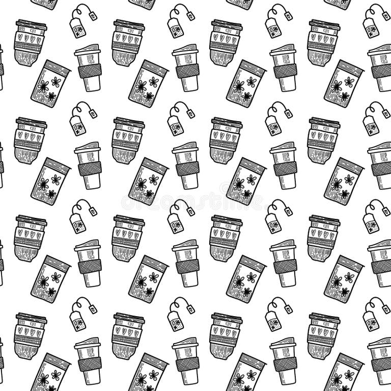 Reusable Cups Mugs Stock Illustrations – 148 Reusable Cups Mugs Stock ...