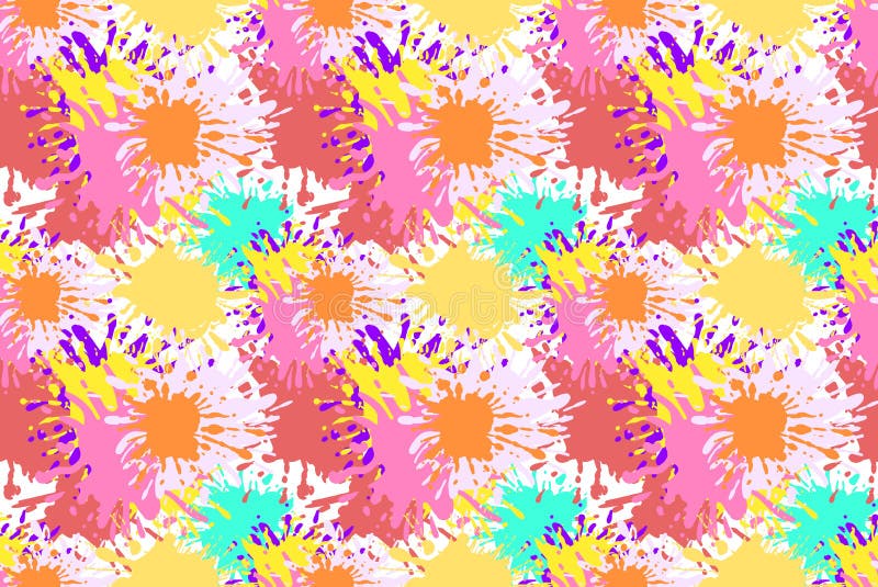 Paint Splatters Seamless Pattern Stock Illustrations – 523 Paint ...