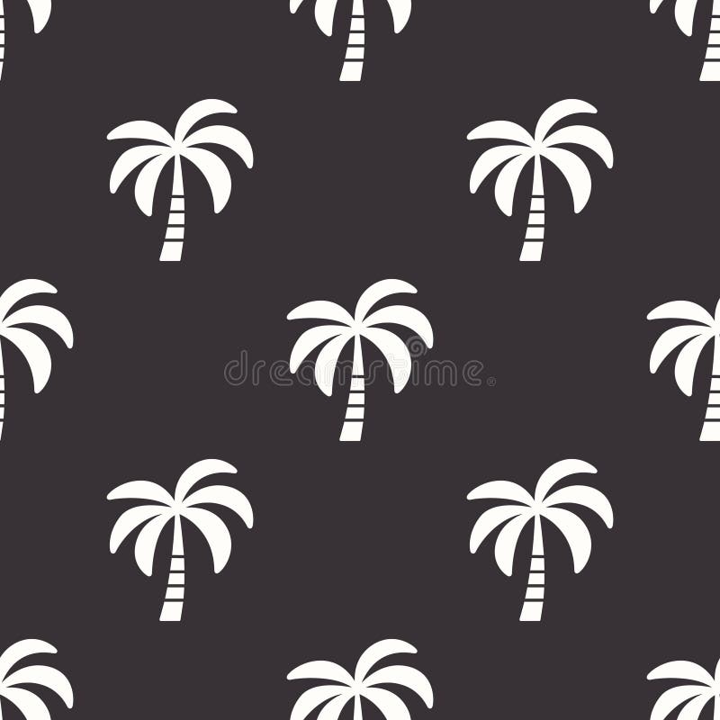 Vector Seamless Pattern with Palm Trees, Palm Tree Design Template ...