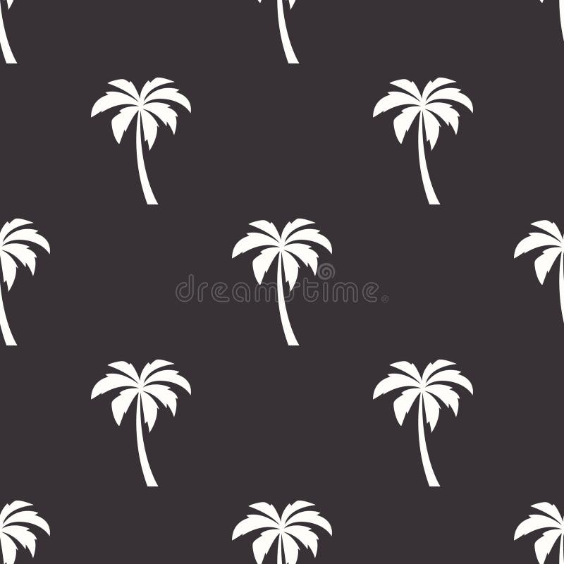 Vector Seamless Pattern with Palm Trees, Palm Tree Design Template ...