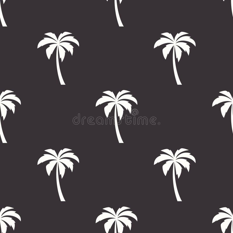 Vector Seamless Pattern with Palm Trees, Palm Tree Design Template ...