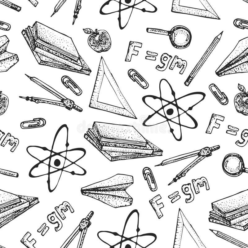 Vector Seamless Pattern of Physics Science Theory and Bonding Formula ...