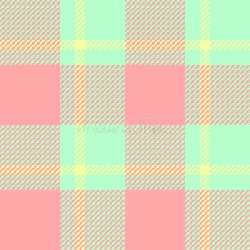 Vector Seamless Pattern of Plaid Texture Textile with a Fabric Tartan ...