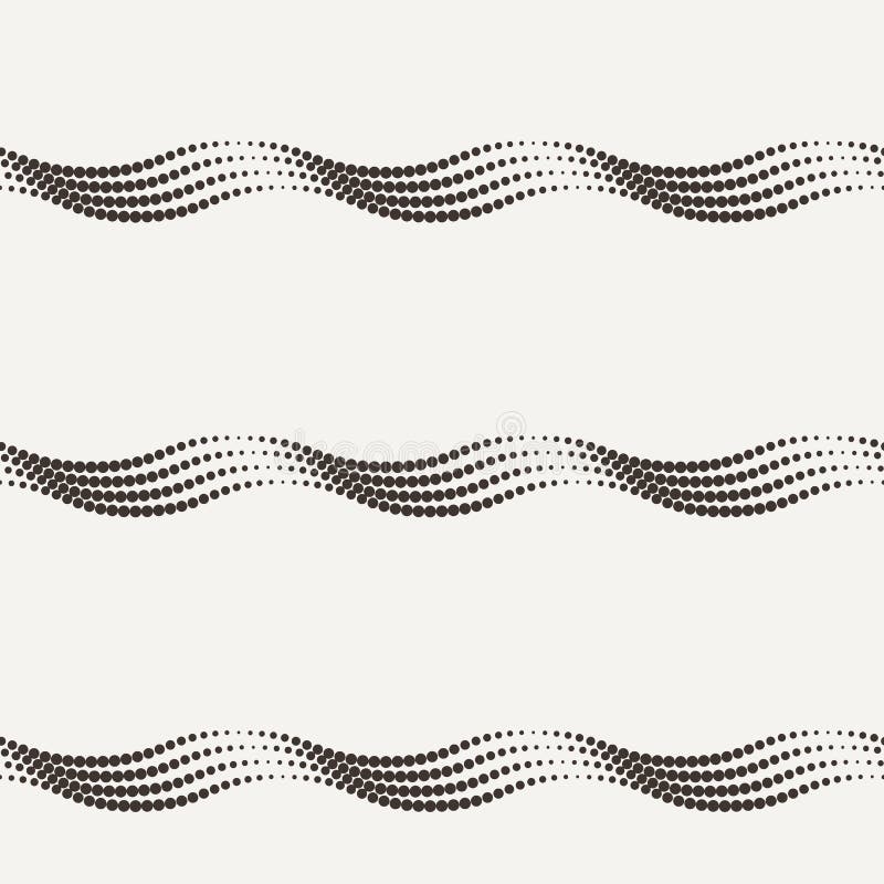 Vector Seamless Pattern of the Points Collected by Stock Vector ...