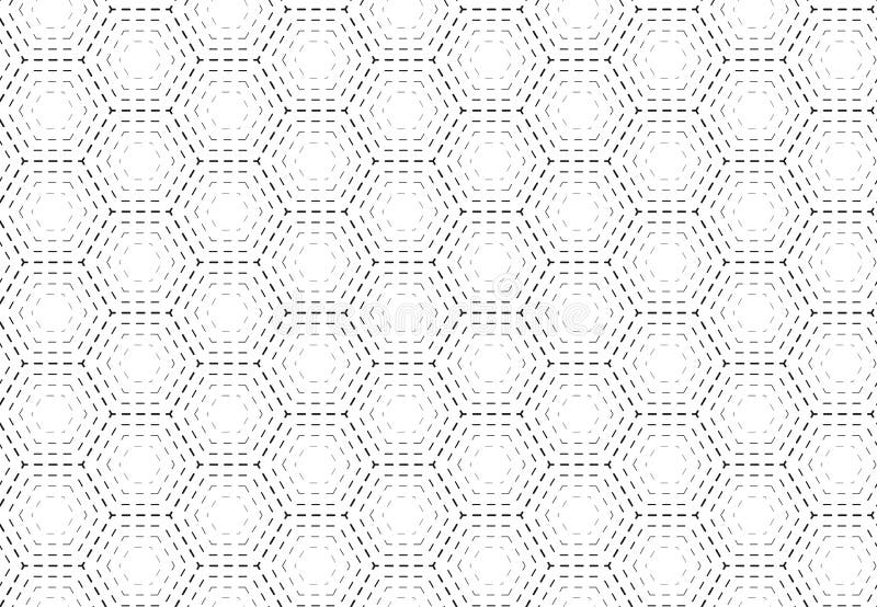 Vector Seamless Pattern with Polygons. Linear Geometric Texture ...