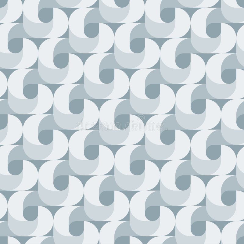 Vector Seamless Pattern of Regular Radial Waves Swirl Geometric Shapes ...