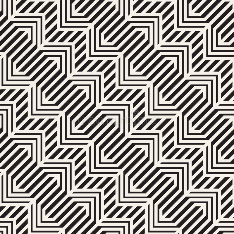 Vector Seamless Pattern. Modern Stylish Abstract Texture. Repeating ...
