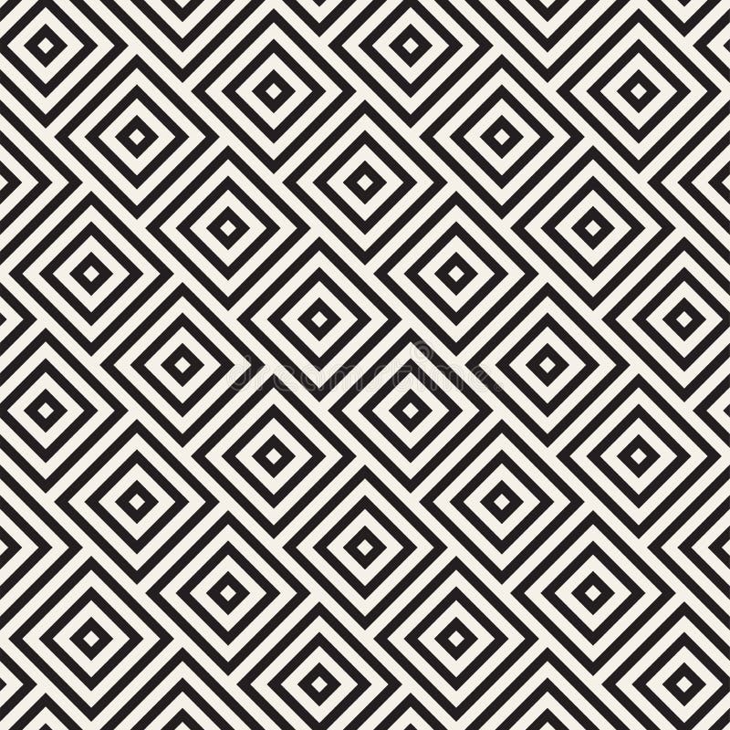 Vector Seamless Pattern. Repeating Geometric Rhombus Shapes. Simple ...