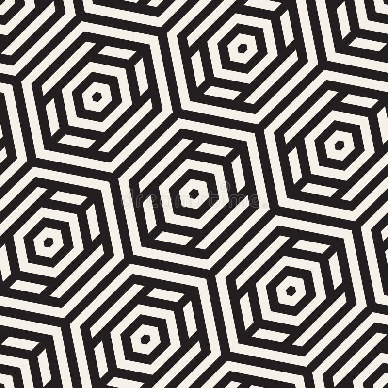 Vector Seamless Pattern Repeating Lattice Abstract Background Linear Grid From Striped