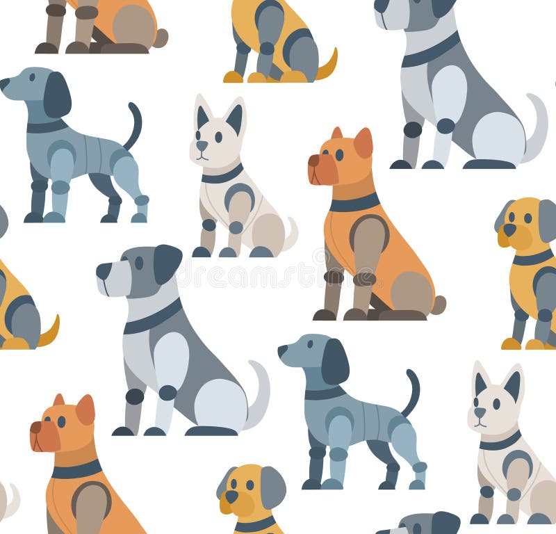 Seamless Cyborg Pattern Stock Illustrations – 2,345 Seamless Cyborg ...