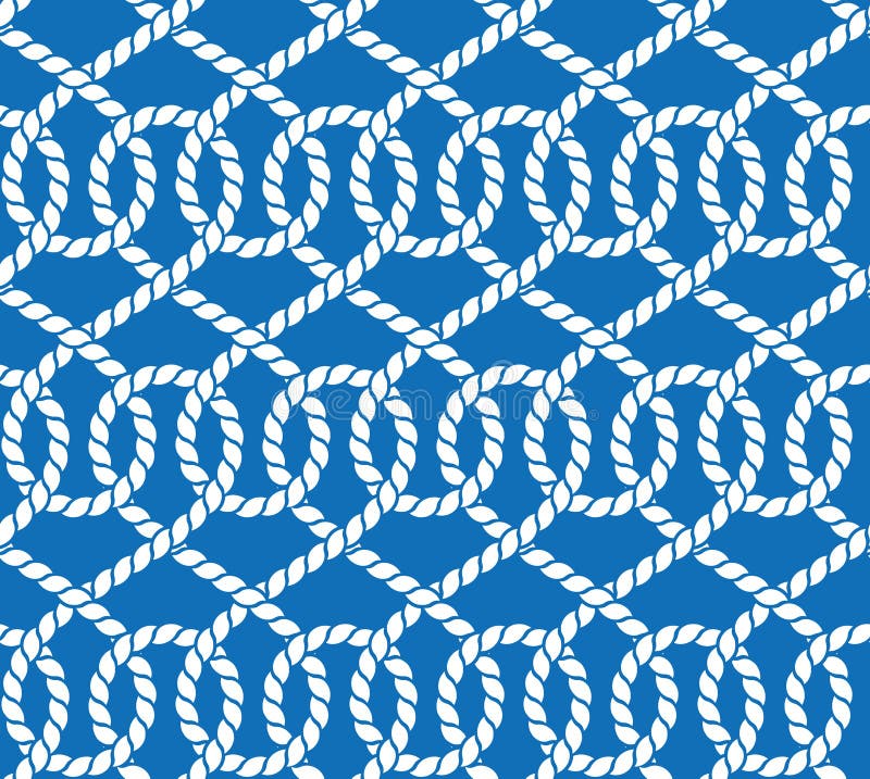 Vector Seamless Pattern of Ropes Stock Vector - Illustration of striped ...