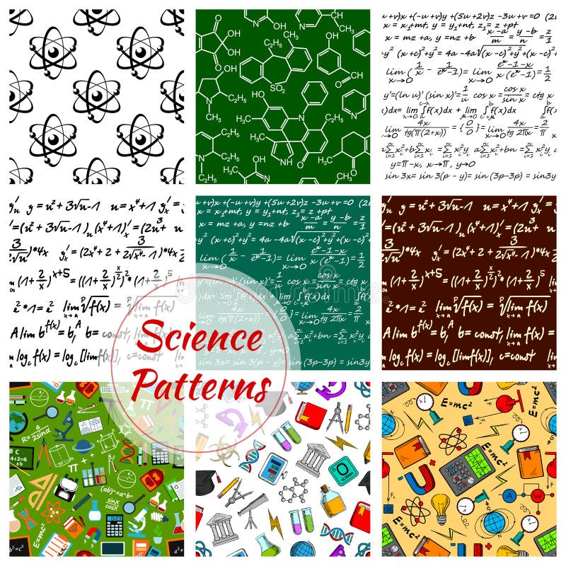 Vector Seamless Pattern Of Science And Knowledge Stock Vector ...