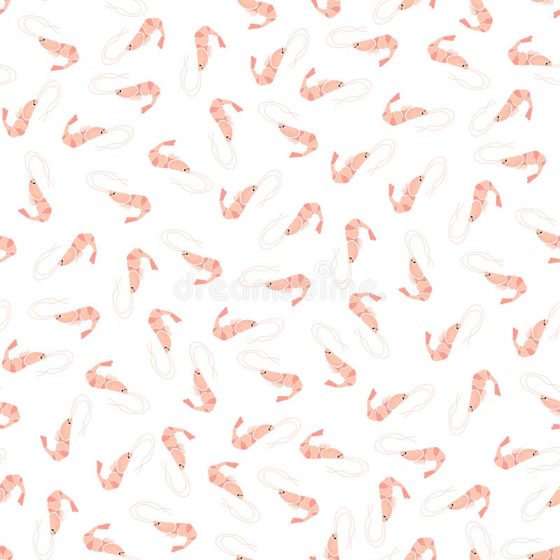 Shrimp, Underwater Animal Vector Illustration. Stock Vector ...