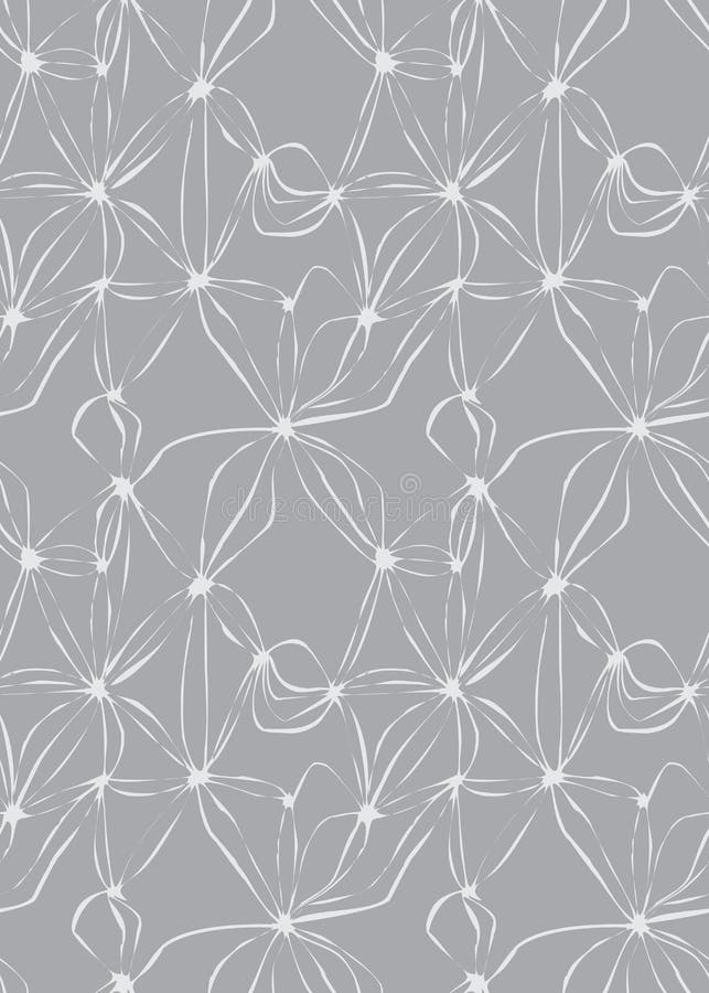 Vector Seamless Pattern Simplified Neural Network in Gray Colour Stock ...