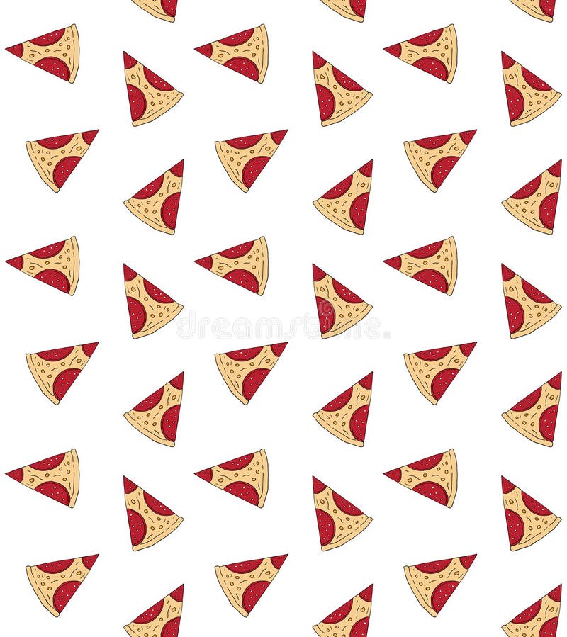 Pepperoni Pizza Repeat Stock Illustrations – 631 Pepperoni Pizza Repeat ...