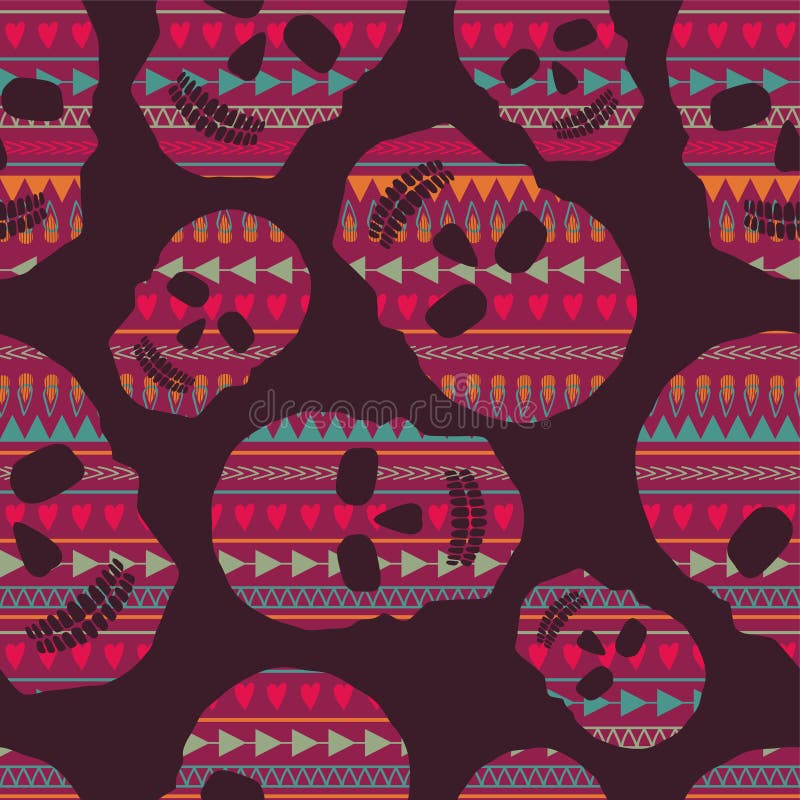 Circle Skulls Stock Illustrations – 274 Circle Skulls Stock ...