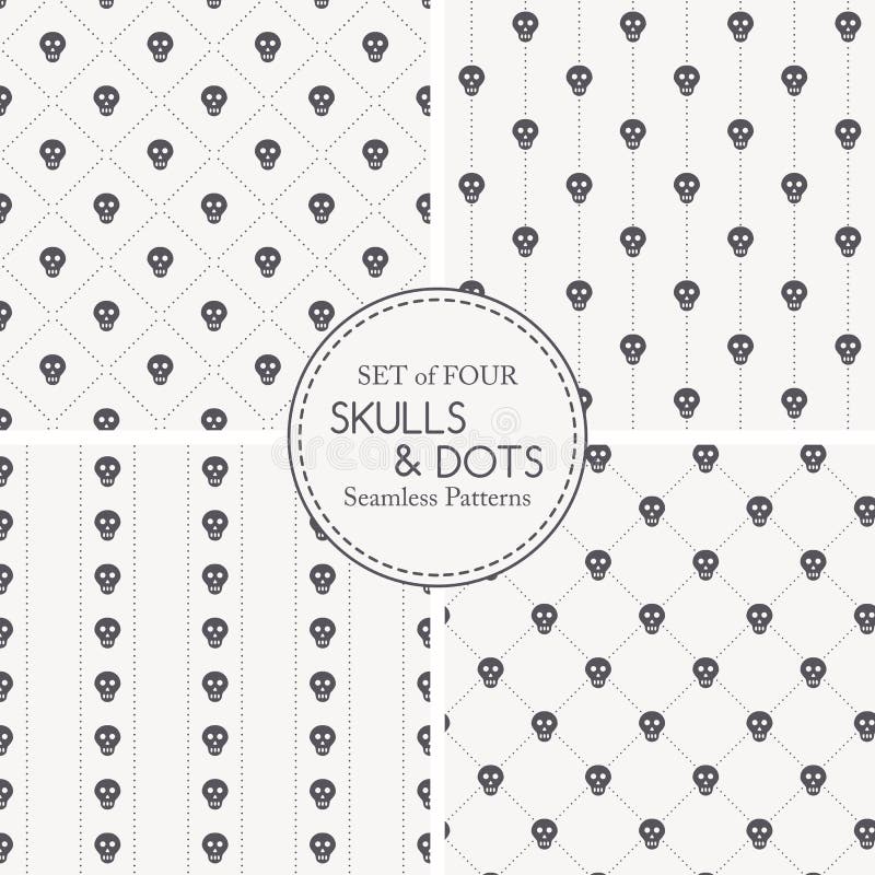 Small Skull Pattern Stock Illustrations – 164 Small Skull Pattern Stock ...