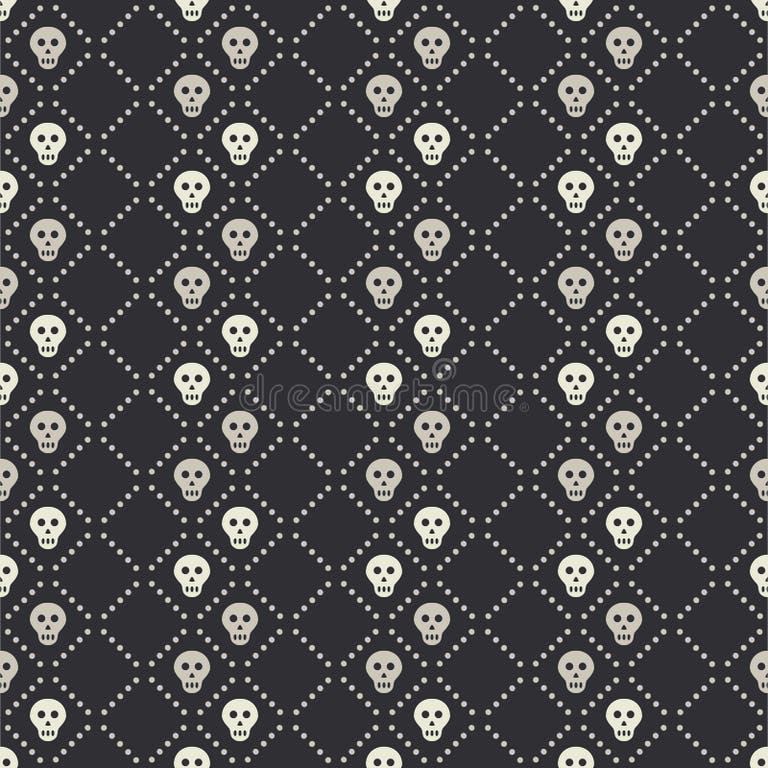 Small Skull Pattern Stock Illustrations – 164 Small Skull Pattern Stock ...
