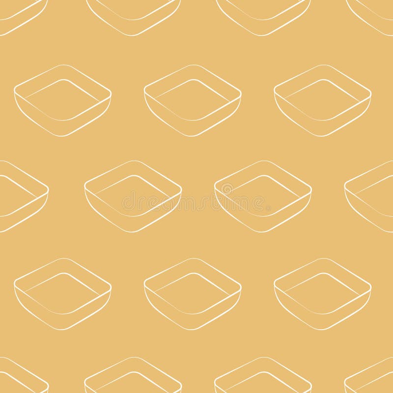 Vector Seamless Pattern with Soy Sauce, Teriyaki Sauce. Beautiful Food ...