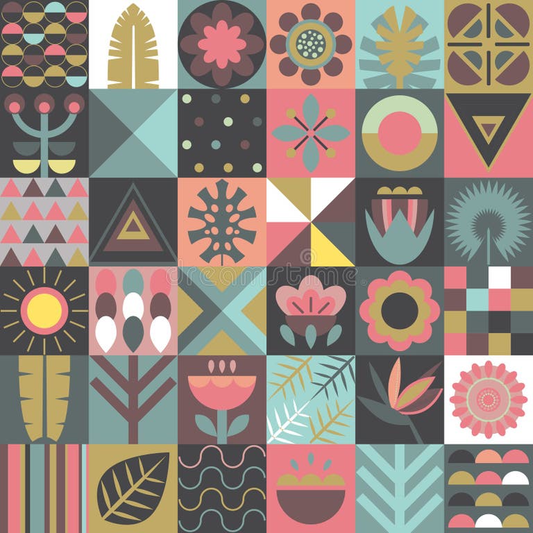 Mosaic Patchwork Seamless Pattern Stock Illustrations – 40,243 Mosaic ...