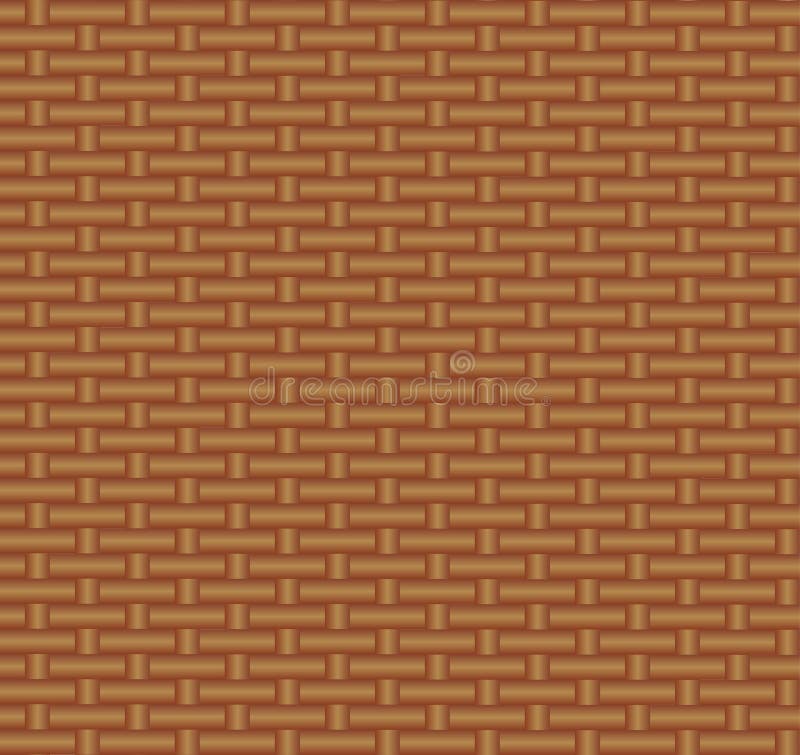 Vector Seamless Pattern, Straw Binding Background, Brown Color ...