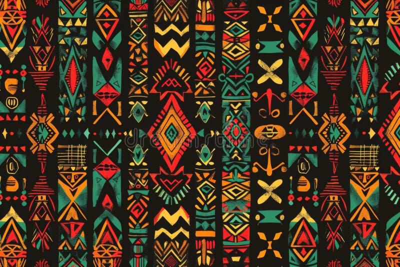 African Tribal Patterns Stock Illustrations – 12,950 African Tribal ...