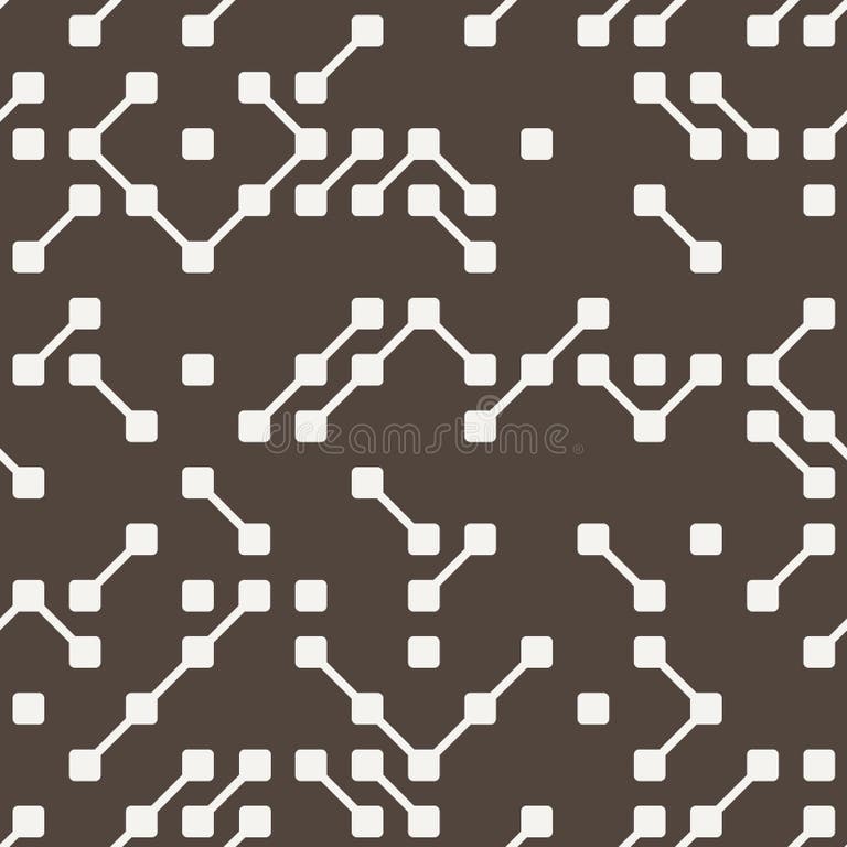 Vector Seamless Pattern in the Style of the Stock Vector - Illustration ...