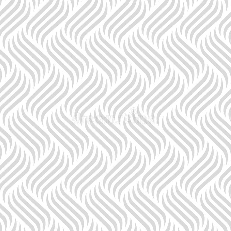 Vector Line Seamless Pattern. Background with Wavy Swirl. Stripes Lines ...