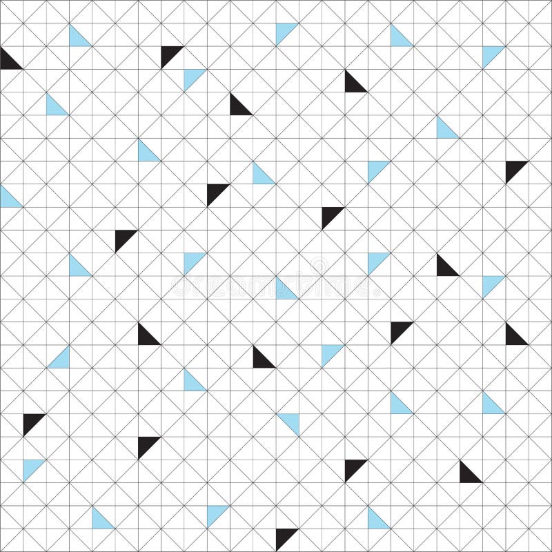 Vector Seamless Pattern Swatch. Geometric Triangles. Green Trendy ...