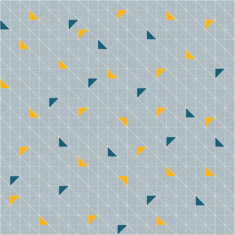 Vector Seamless Pattern Swatch. Geometric Triangles. Green Trendy ...