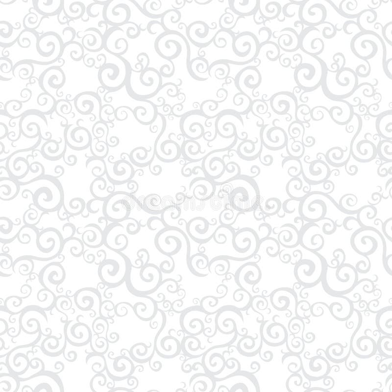 Seamless Gold Floral Pattern on Red. Stock Vector - Illustration of ...