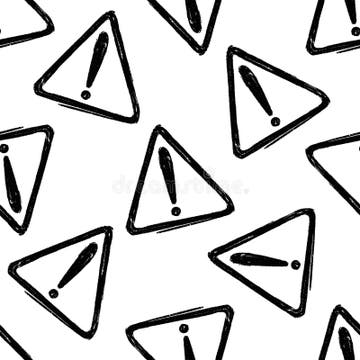 Warning Sign Drawing Stock Illustrations – 24,613 Warning Sign Drawing ...