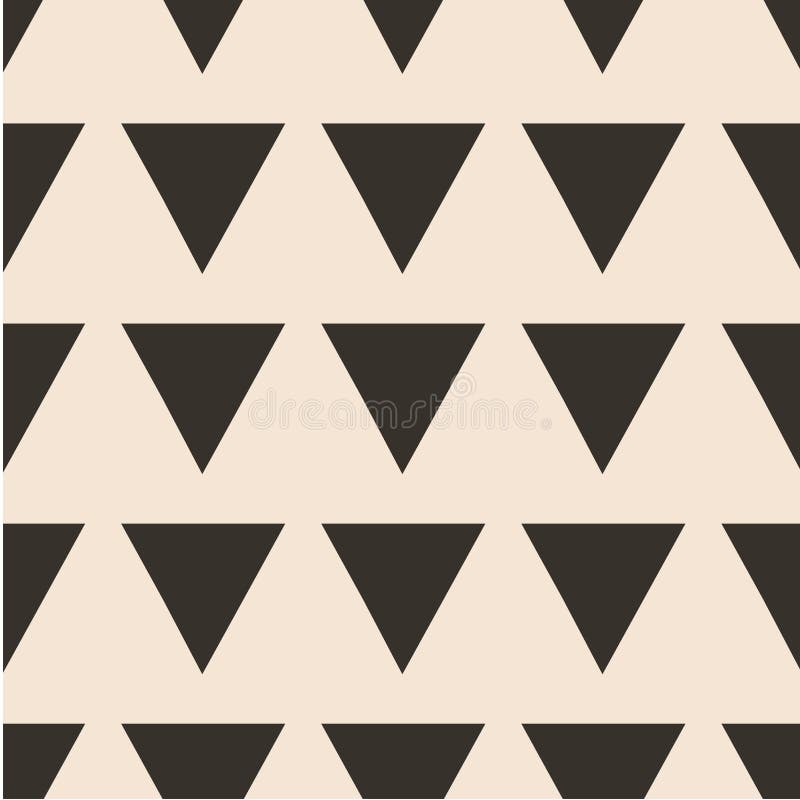 Vector Seamless Pattern with Triangles. Modern Stylish Texture ...