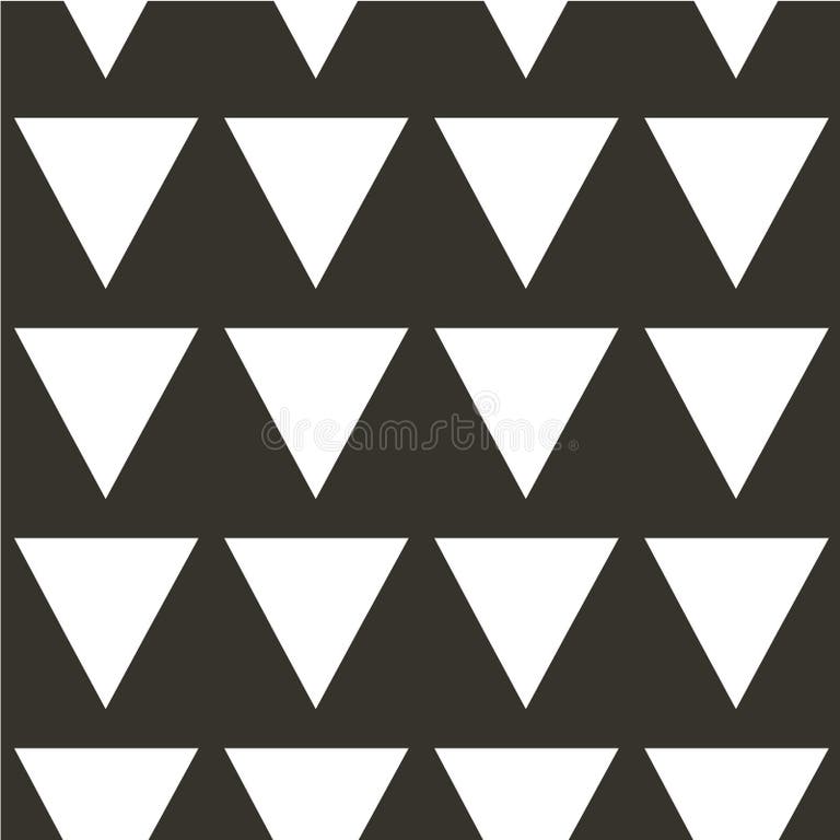 Vector Seamless Pattern with Triangles. Stock Vector - Illustration of ...