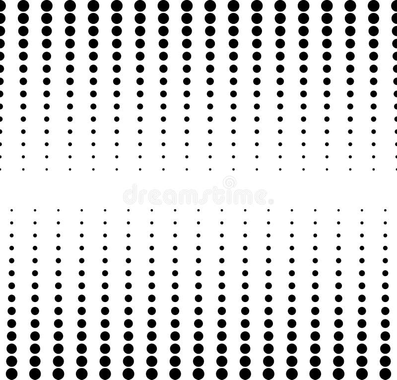 Vector Seamless Pattern, Vertical Rows of Circles Stock Vector ...