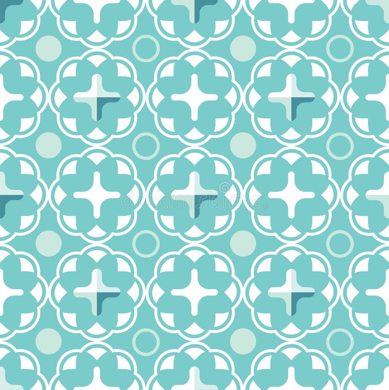 Vector Seamless Pattern Vintage Design. Can Be Used for Website Stock ...