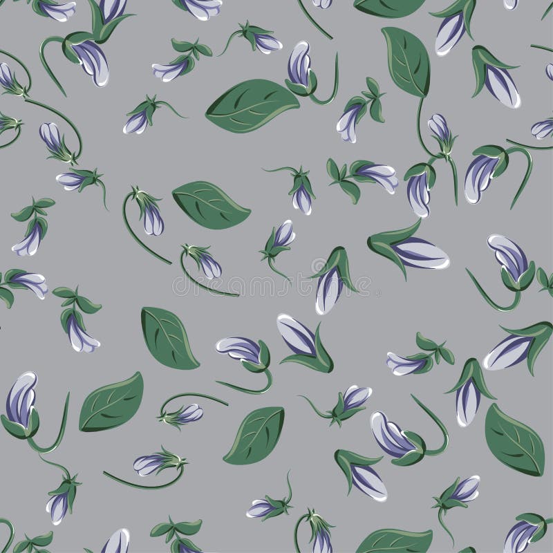 Violaceous Flowers Stock Illustrations – 141 Violaceous Flowers Stock ...