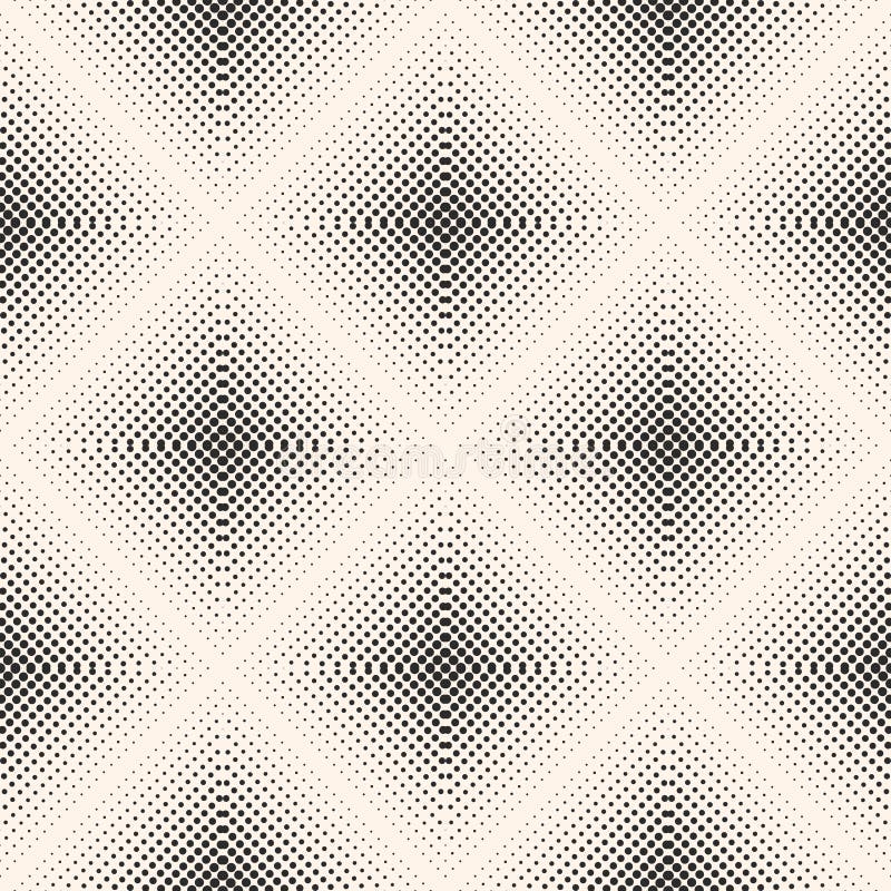 Vector Seamless Pattern, Visual Halftone Gradually Transition Effect ...