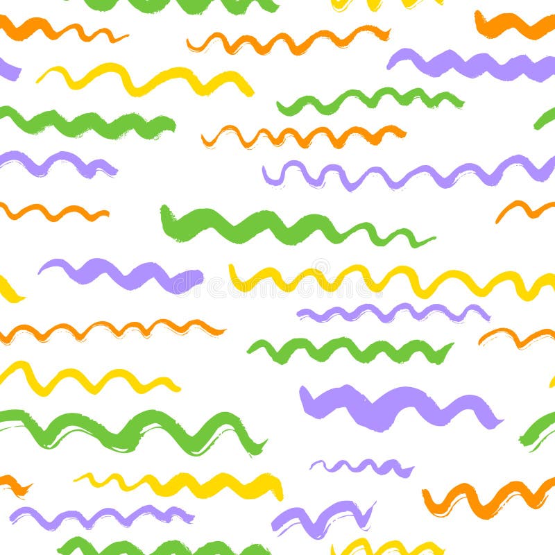 Vector Seamless Pattern with Waves. Design for Backdrops with Se Stock ...