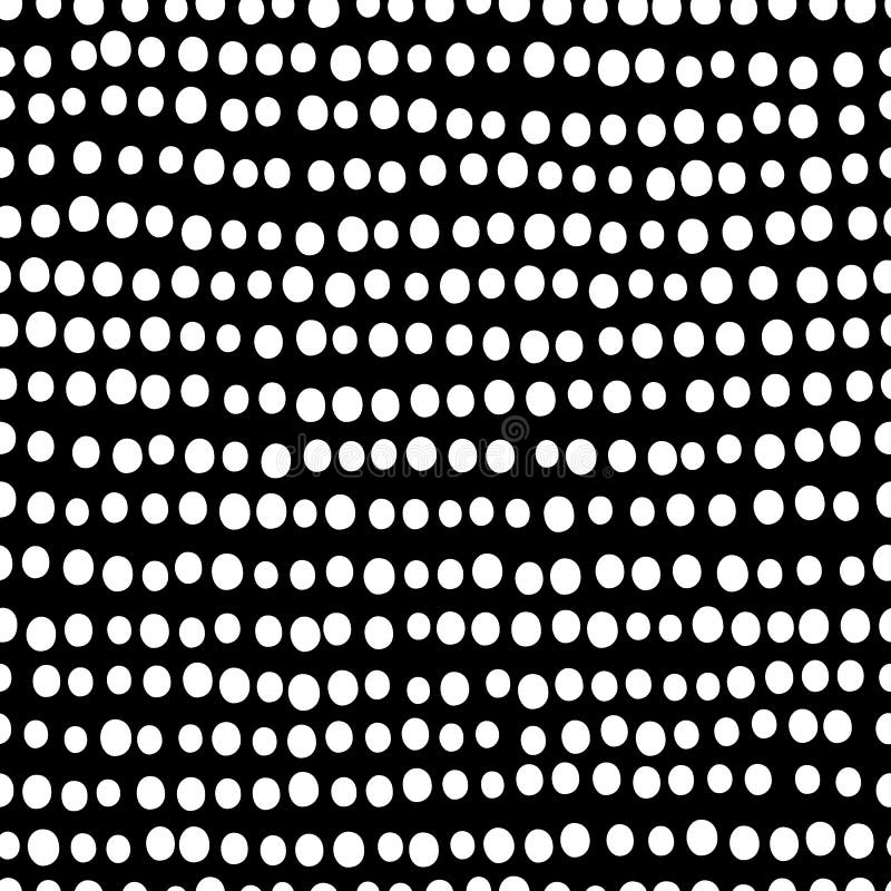 Vector Seamless Pattern with White Dots. Stock Vector - Illustration of ...
