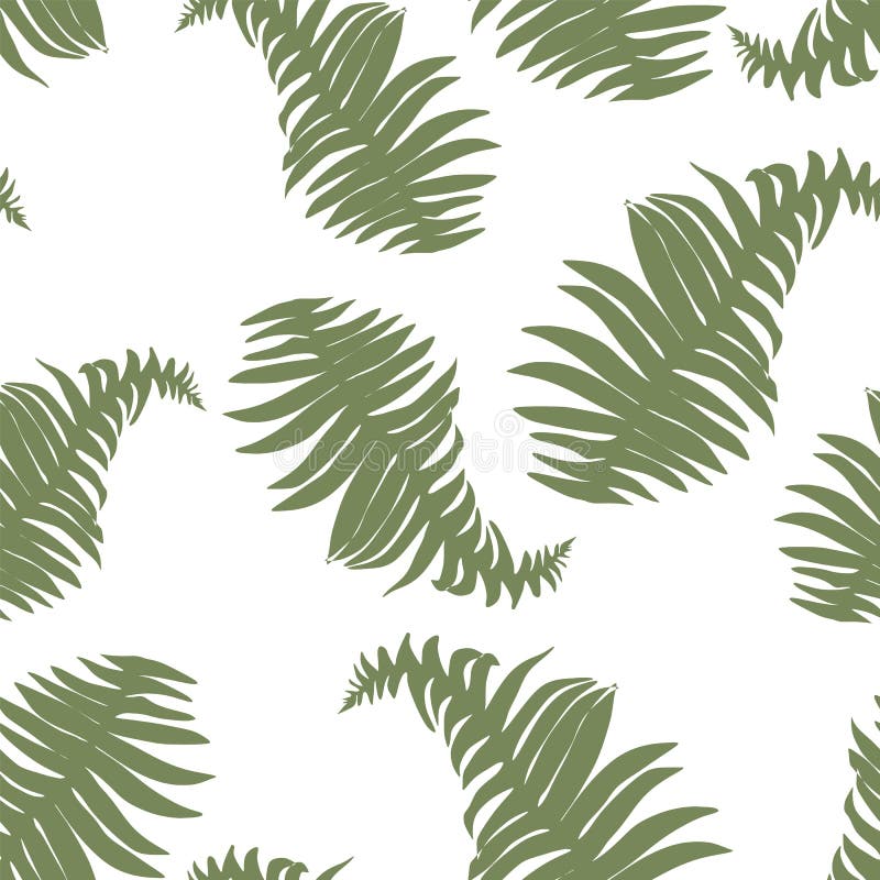 Vector Seamless. Pattern Wiht Abstract Tropical Leavers Stock Vector ...
