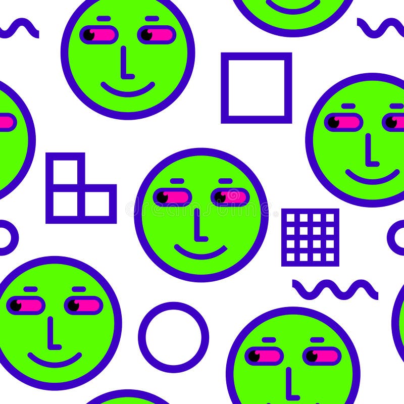 Vector Seamless Patterns. Trendy Endless Unique Wallpaper Stock Vector ...