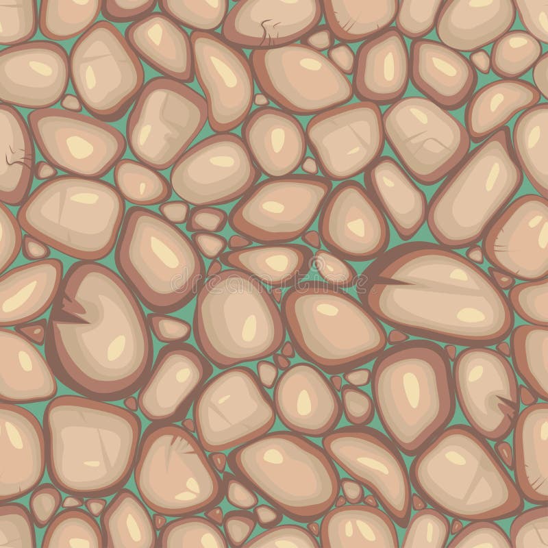 Vector seamless pebble stock vector. Illustration of vector - 46884945