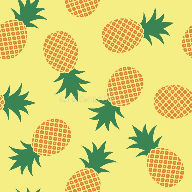 Pineapple Background Repeating Pattern Stock Illustrations – 703 Pineapple Background Repeating ...