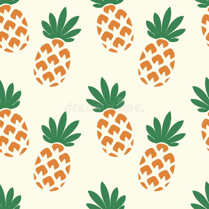 Pineapple Background Repeating Pattern Stock Illustrations – 703 Pineapple Background Repeating ...