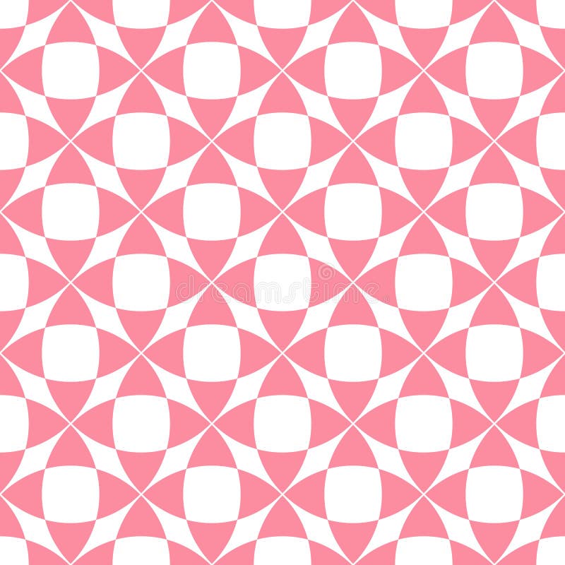 Vector Seamless Pink Geometric Pattern Stock Illustration ...