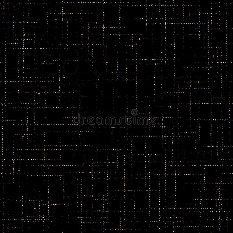 Seamless Plaid Pattern with Gold Glitter Dots and Spots Texture Stock ...