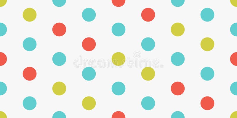 Vector Seamless Polka Dots Pattern for Print. Stock Vector ...